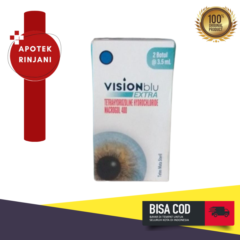 Jual VISION BLU EXTRA TETES MATA 2 BOTOL @3,5 ML | Shopee Indonesia