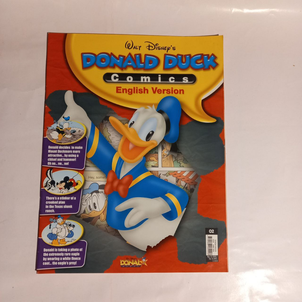 Jual DONALD DUCK ENGLISH VERSION (DONAL BEBEK VERSI BAHASA INGGRIS) [buku komik edisi lama/bekas ...