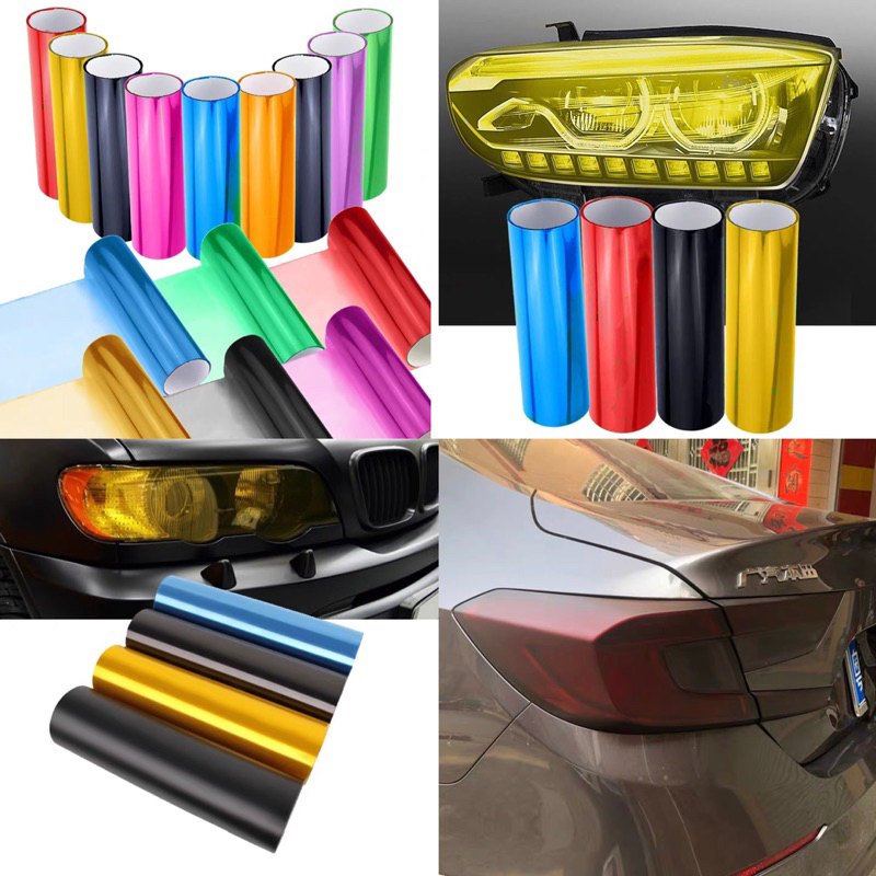 Jual Stiker Lampu Motor Sticker Lampu Mobil Hybrid L30cm x P100cm COD ...