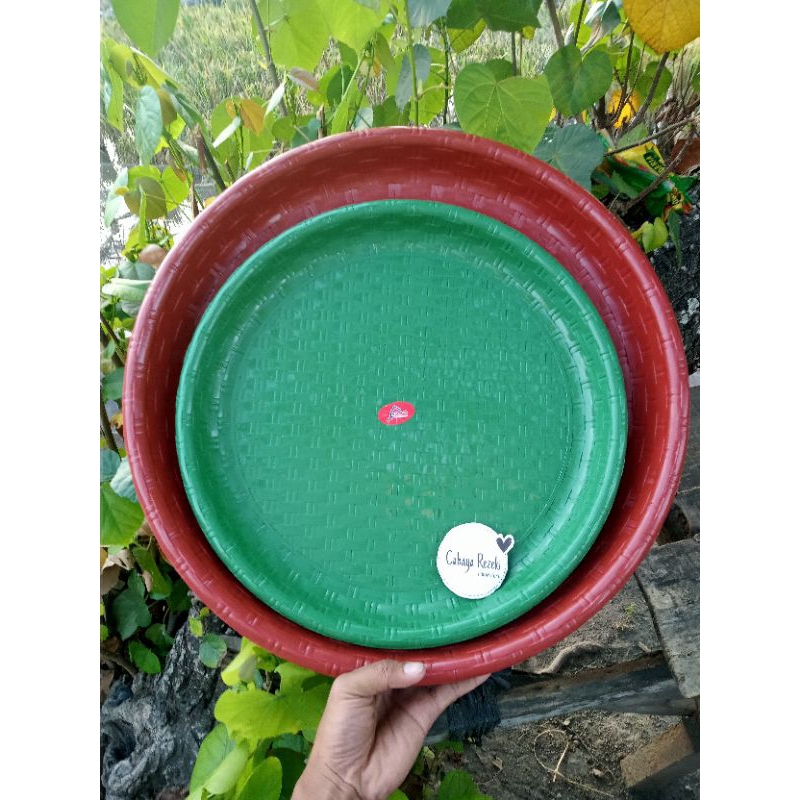 Jual Nampan Bulat Besar / Tampah Plastik alexish / Tambir Lengser ...