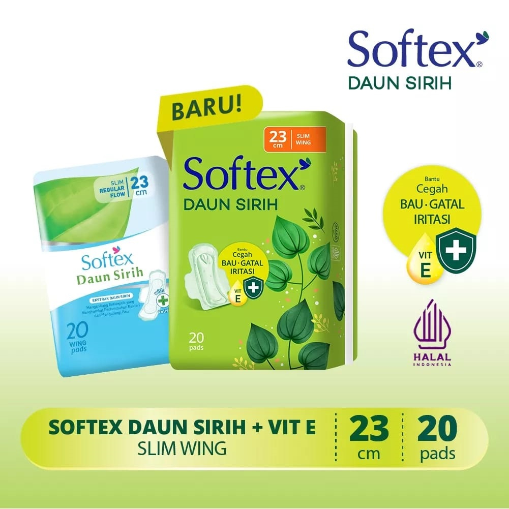 Jual Softex Daun Sirih Pembalut Wing 29 cm - 36 cm Slim Heavy Flow / Jumbo Pack | Shopee Indonesia