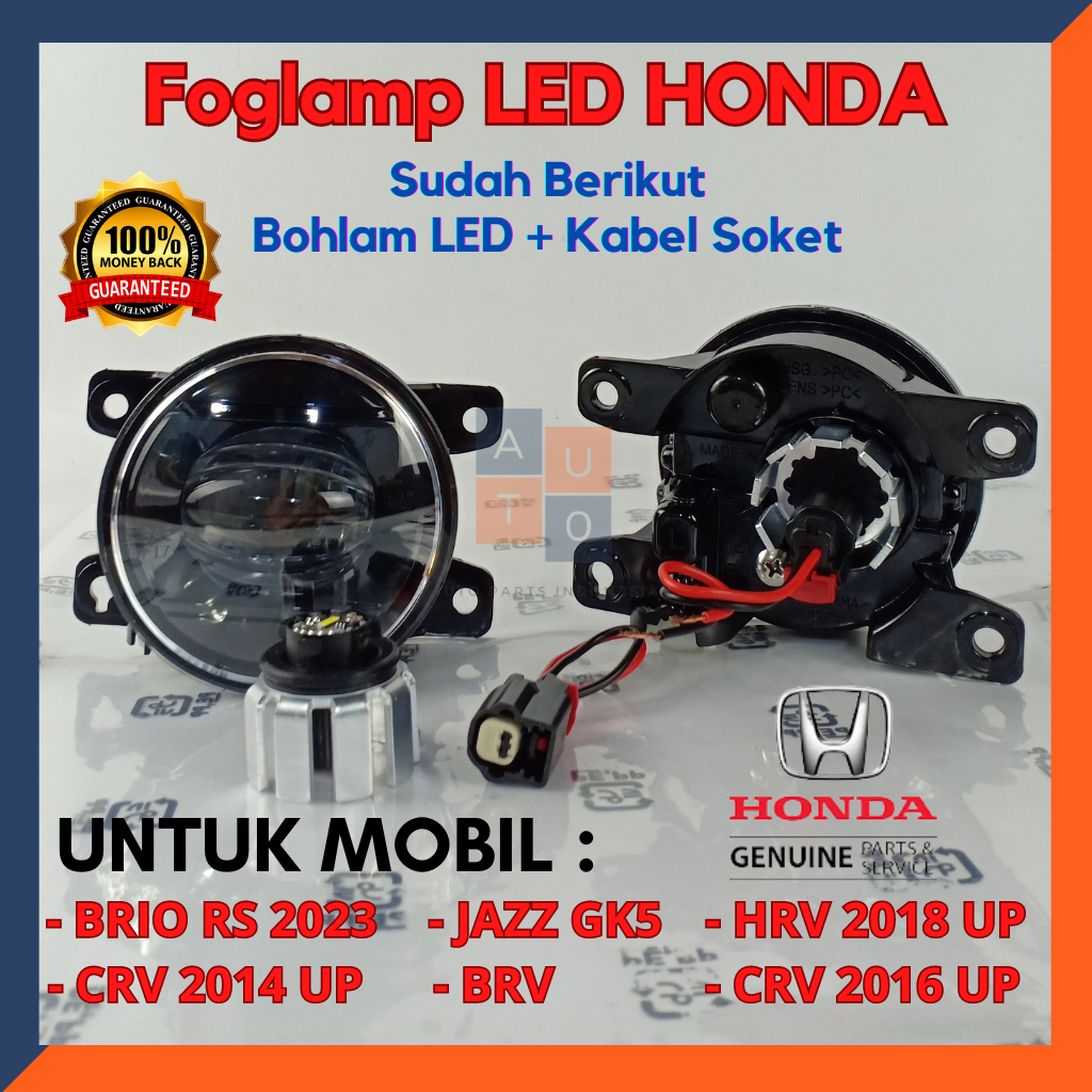 Jual Foglamp All New Brio RS 2023/ Foglamp JAZZ GK5 BRV FACELIFT CRV ...