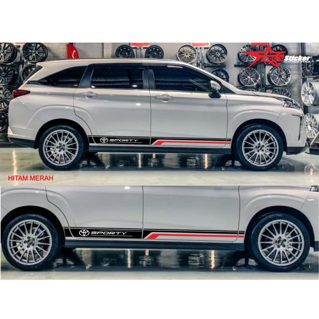 Jual STICKER TOYOTA ALL NEW AVANZA VELOZ PUTIH 2022 ALL NEW XENIA PUTIH ...