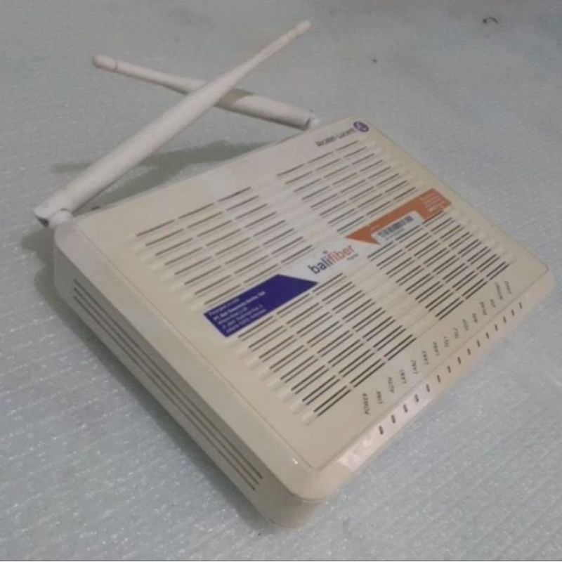 Jual modem ont ( router ) Alcatel lucent ont ex balifiber plus adaptor | Shopee Indonesia