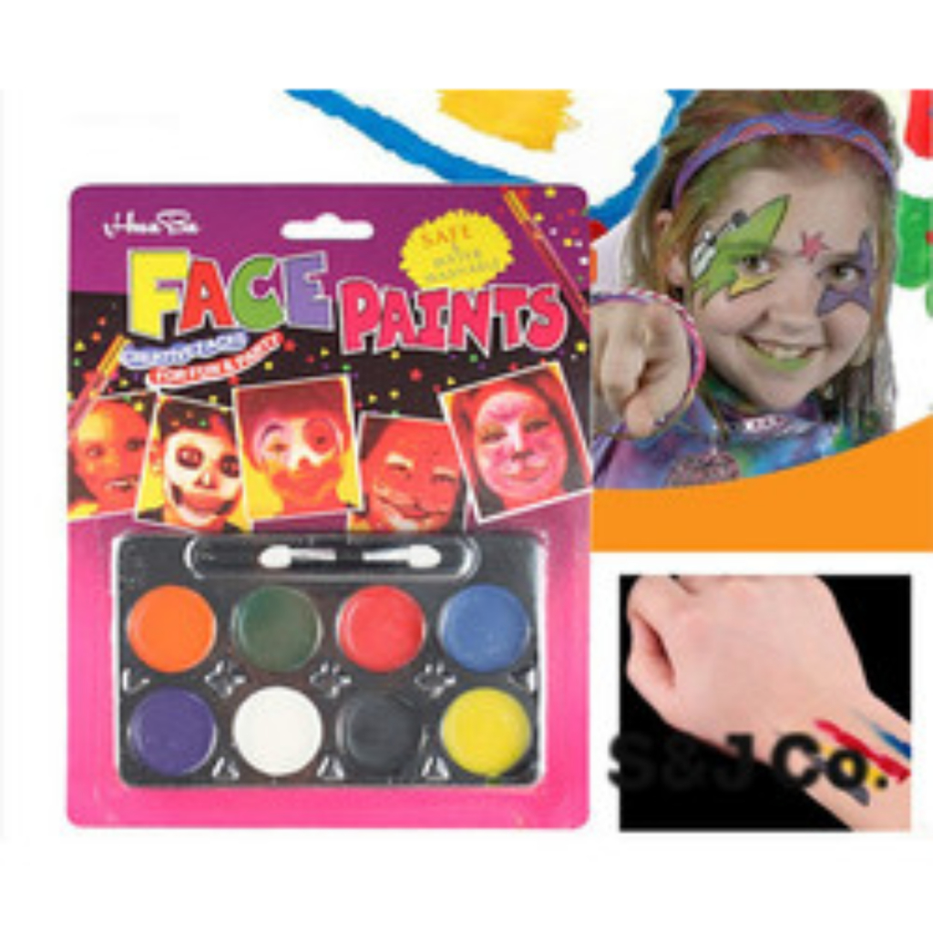 Jual FACE PAINTING 8 WARNA - CAT KHUSUS UNTUK FACE PAINTING SI KECIL ...