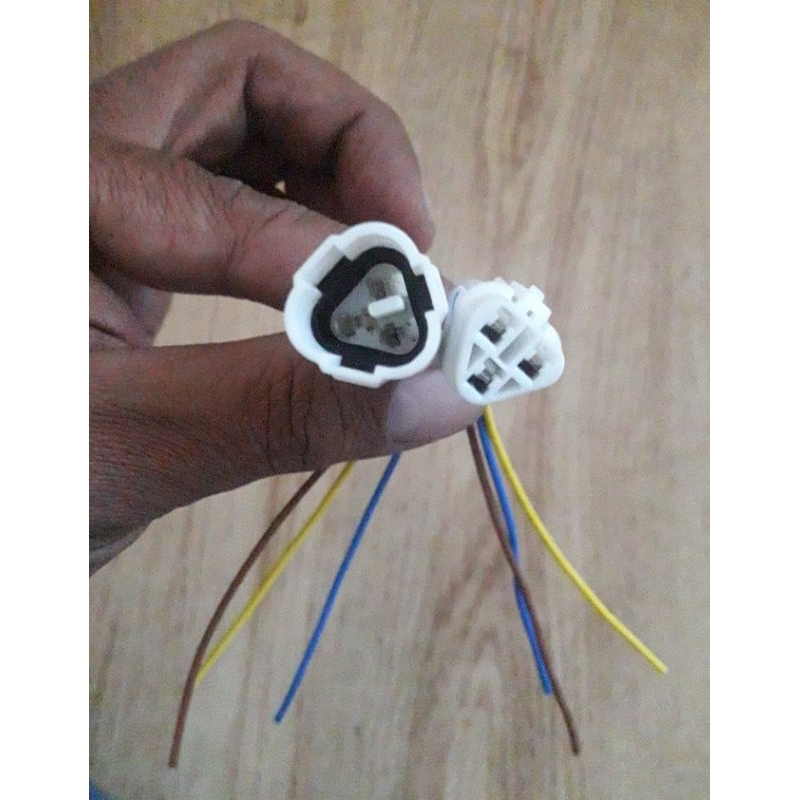 Jual SOKET DLC YAMAHA 3pin CONECTOR MALE FEMALE/ 1set | Shopee Indonesia