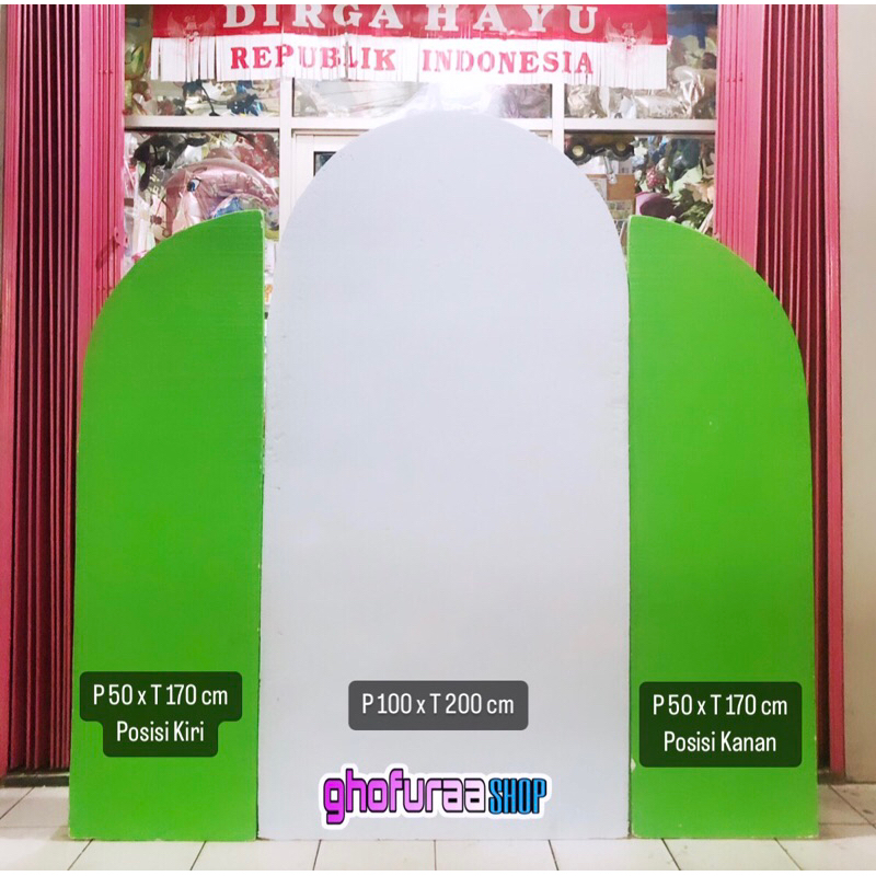 Jual Backdrop Styrofoam Ukuran 1 x 2 meter backdrop gabus background ...
