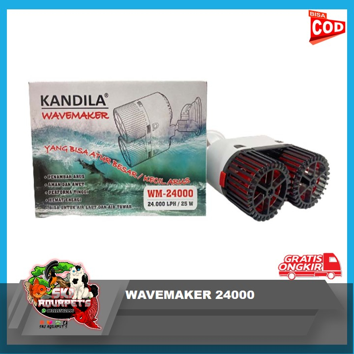 Jual KANDILA WM - 24000 Wave Maker Aquarium Pembuat Arus Ombak ...