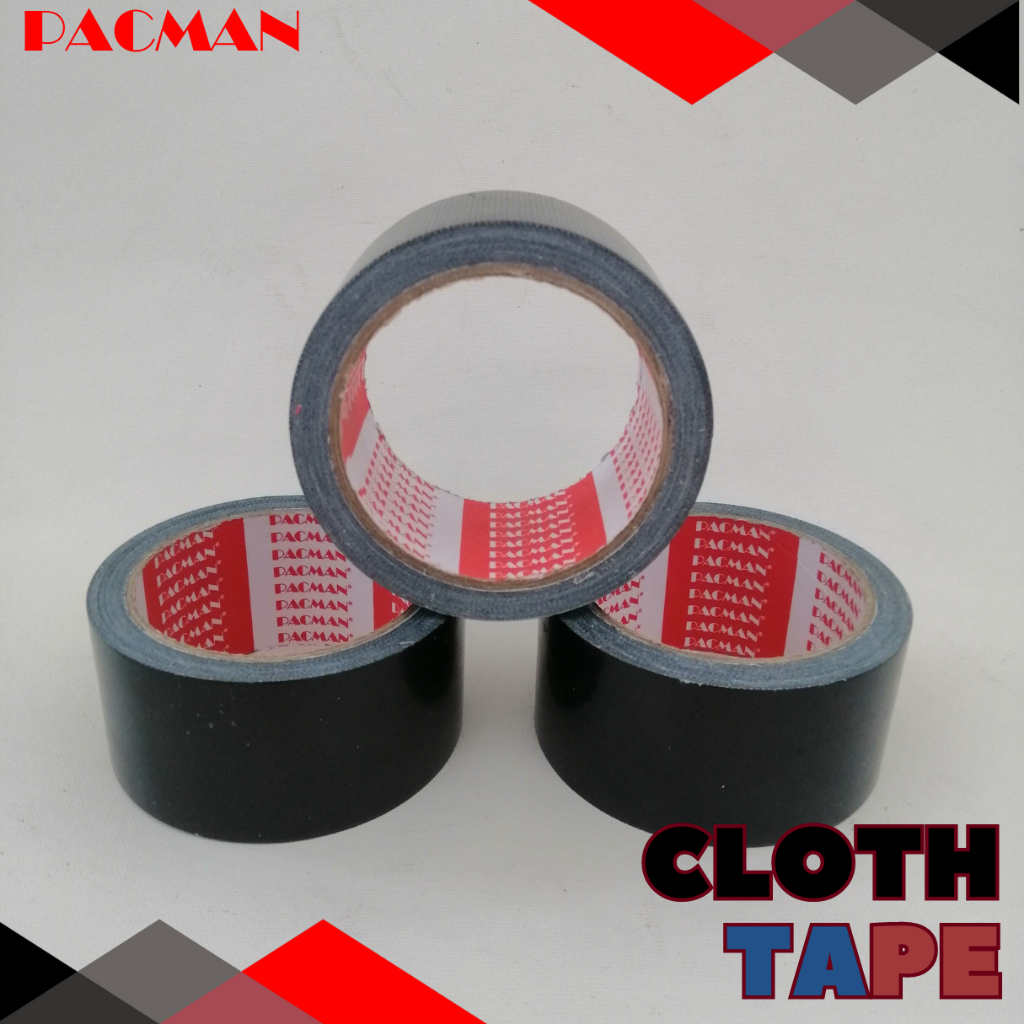 Jual Cloth Tape Lakban Kain lakban Isolasi Solatip Pacman LAKBAN JILID ...