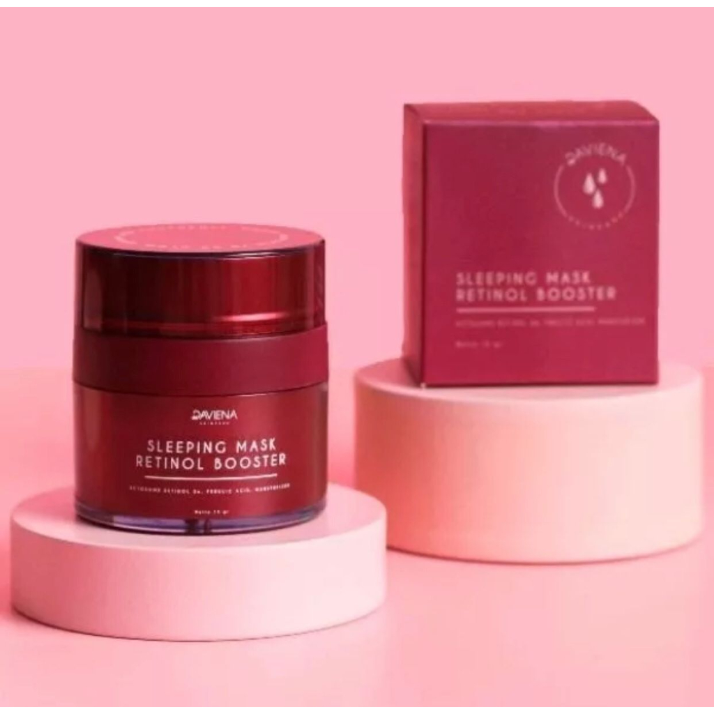 Jual [READY STOK] DAVIENA SLEEPING MASK RETINOL BOOSTER BPOM | Shopee ...