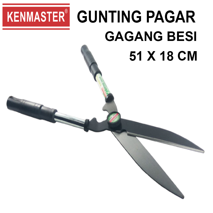 Jual Gunting Rumput Gagang Besi / Kenmaster Gunting Pagar Panjang 51 cm ...
