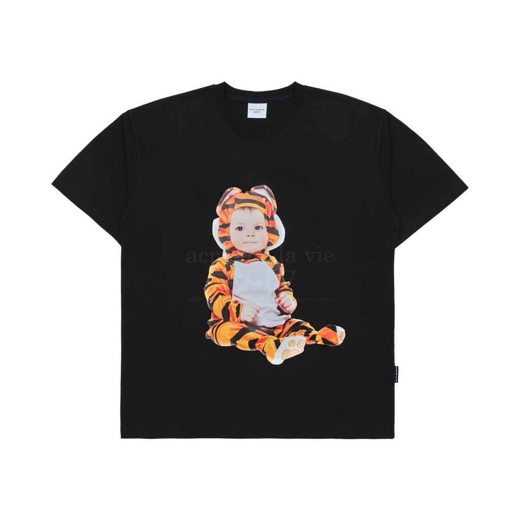 Jual ADLV Tee Baby Face Tiger Black (100% Authentic ) | Shopee Indonesia