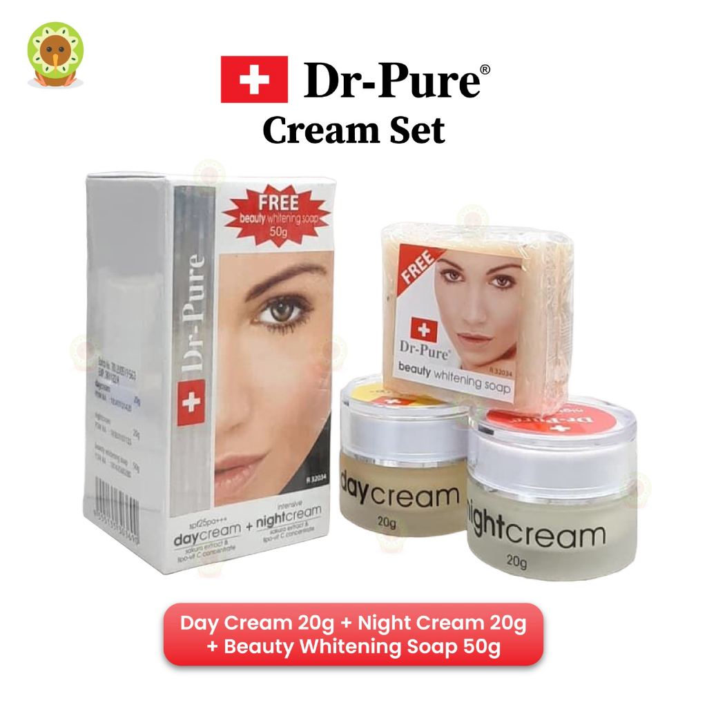 Jual DR-PURE CREAM SET - PAKET DR PURE FREE SABUN | Shopee Indonesia
