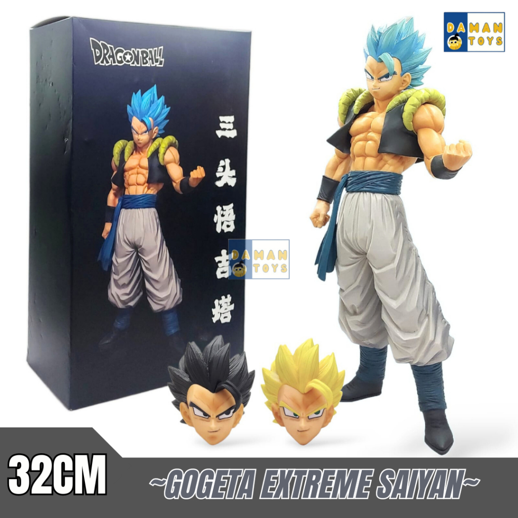 Jual Dragon Ball Action Figure Super Saiyan Master Star Piece Gogeta 3 ...
