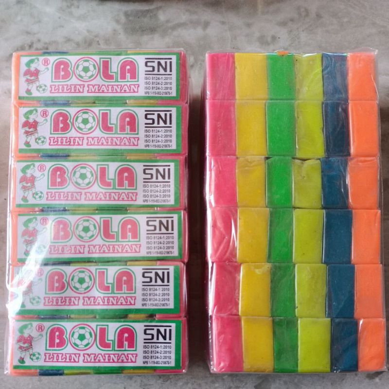 Jual Plastisin malampet Bola lilin mainan 1 pack 72pcs | Shopee Indonesia