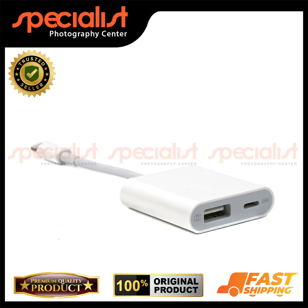 Jual Kabel OTG Lightning To USB Camera Adapter Converter For Iphone ...