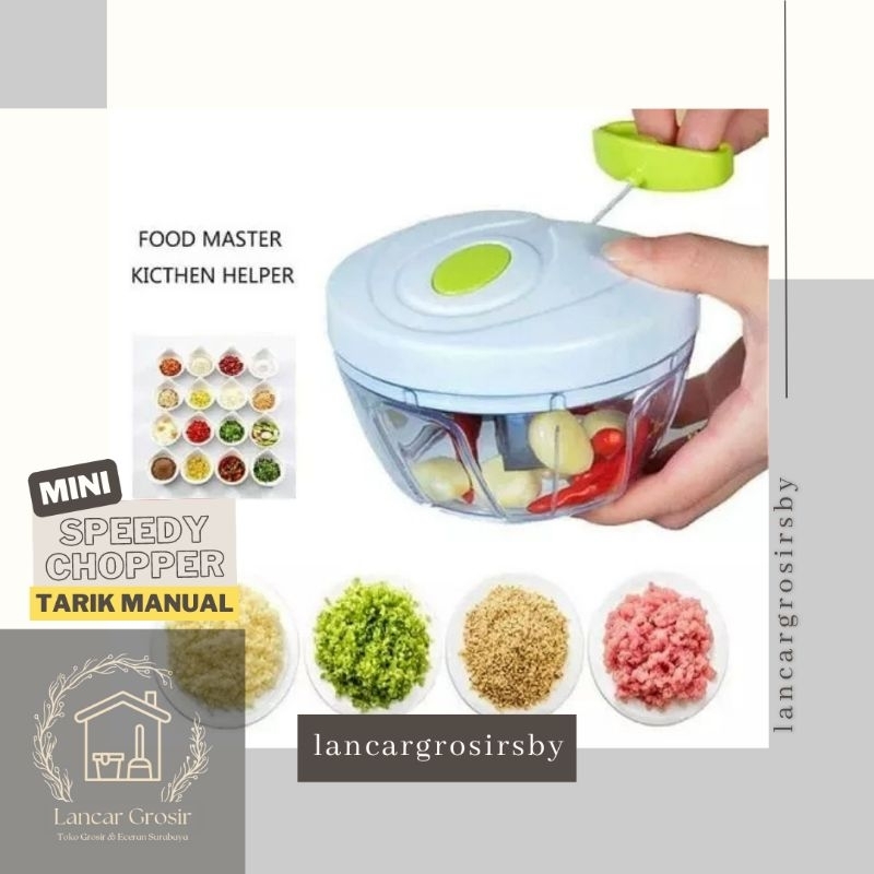 Jual (LGS) MINI SPEEDY CHOPPER | BLENDER TARIK MANUAL | PEMOTONG ...