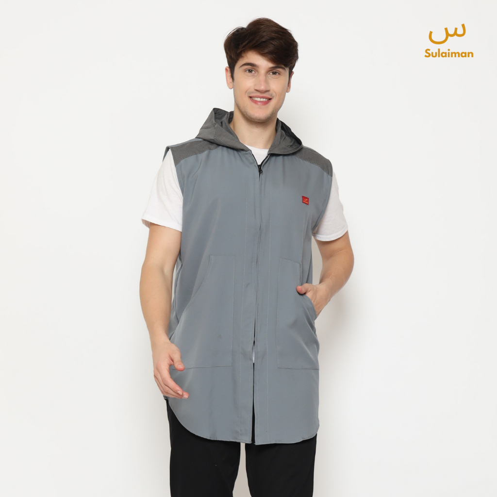 Jual New Arrival Rompi Sholat Hoodie Sulaiman Katun Premium Rosal Solat ...