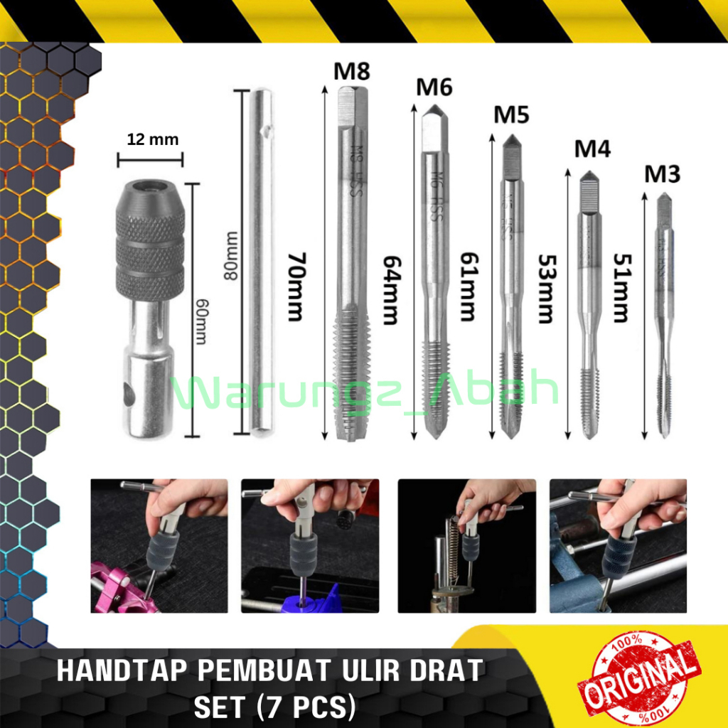 Jual ALAT GAGANG STANG SETANG HANDTAP HAND TAP SENAI SNAI SNEI SCREW ...
