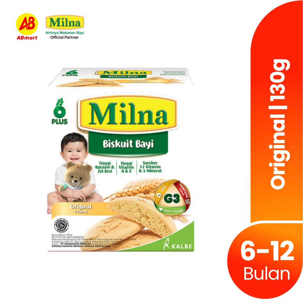 Jual Milna Biskuit Bayi Original Pisang Kacang Hijau 130Gr Cemilan ...