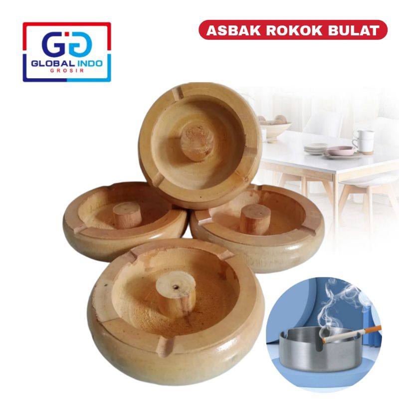 Jual [COD] Asbak Rokok Bulat Tebal Asbak Cafe Rokok Abak Elegan ...