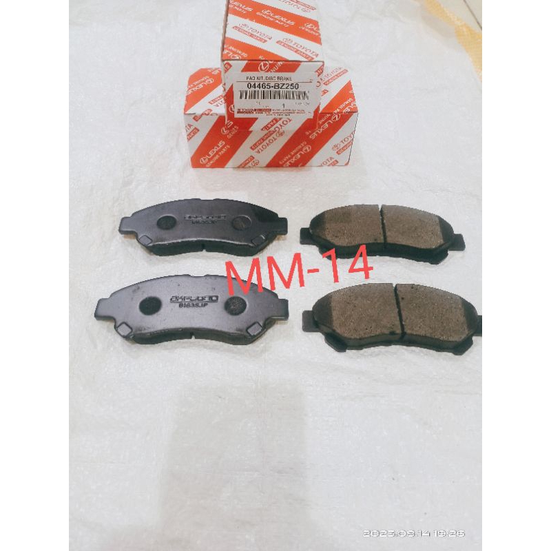 Jual BRAKE PAD KAMPAS REM DEPAN ALL NEW RUSH ALL NEW TERIOS ORI 1SET | Shopee Indonesia