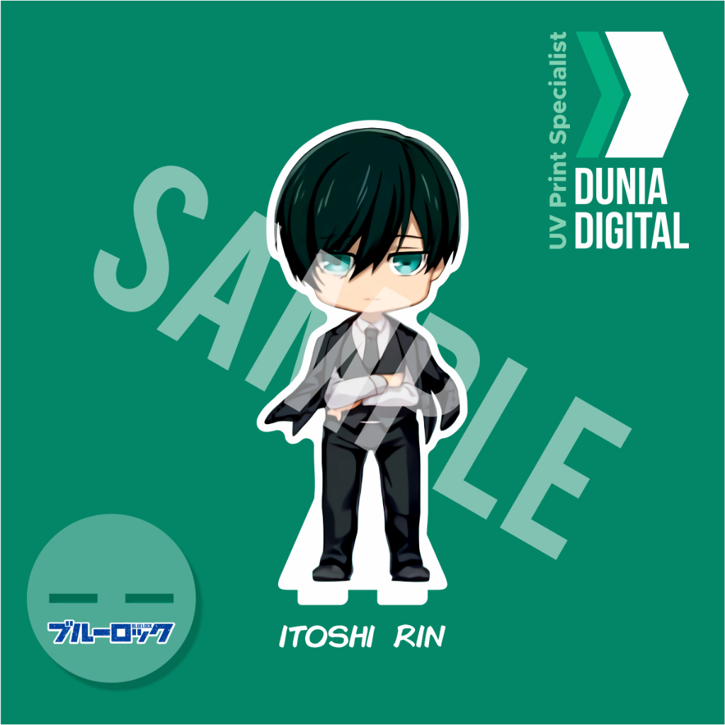 Jual Standee Akrilik Blue Lock Casual Chibi | Nagi Bachira Rin Isagi ...