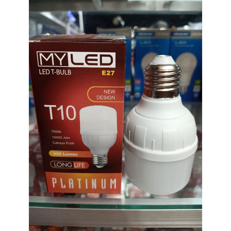 Jual Lampu led tabung/ MYLED 10watt / kapsul platinum myled lampu hemat ...