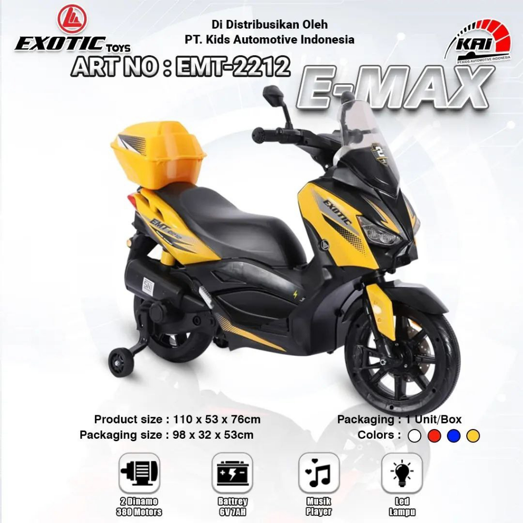 Jual MOTOR AKI MODEL YAMAHA X-MAX\\MAINAN AKI BISA MAJU DAN MUNDUR ...