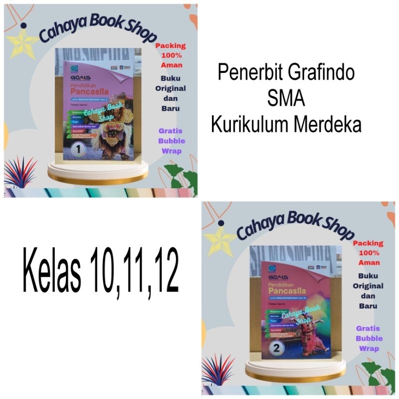 Jual Buku Goals Pendidikan Pancasila Kelas 10,11,12 SMA/MA Kurikulum Merdeka Grafindo | Shopee ...