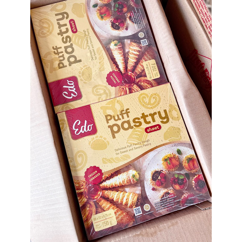 Jual Edo Puff Pastry 750gr / puff pastry lembaran | Shopee Indonesia
