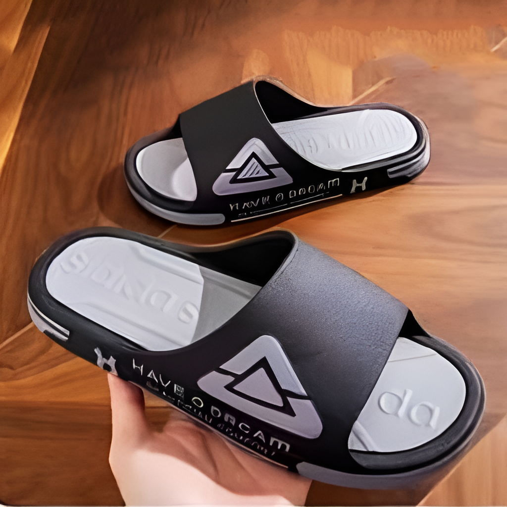 Jual Sendal pria sandal selop pria sandal cowok sendal karet pria [D35 ...