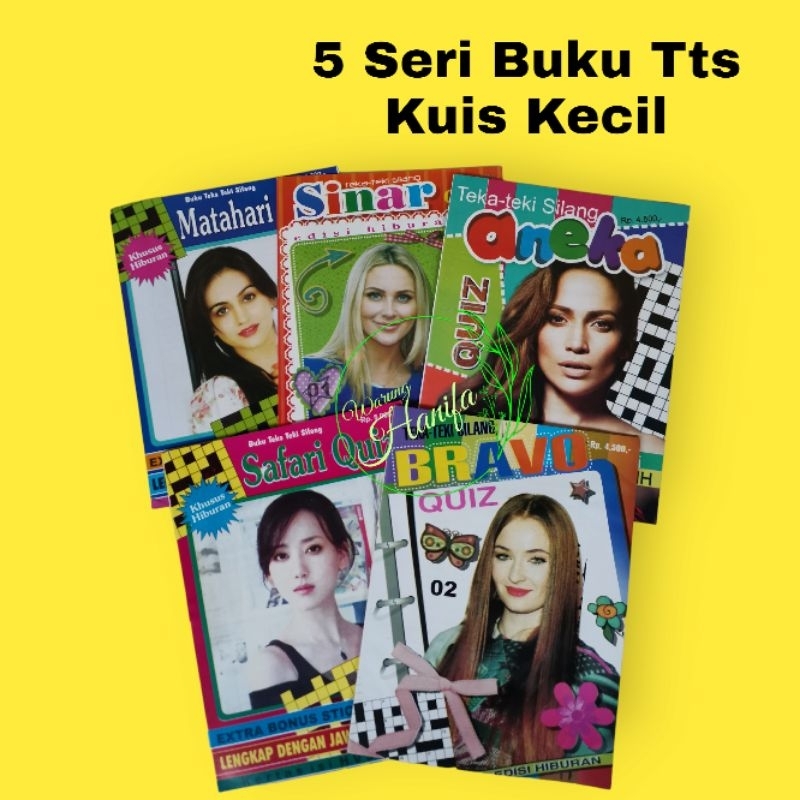 Jual Buku Tts Kuis Kecil Teka Teki Silang | Shopee Indonesia