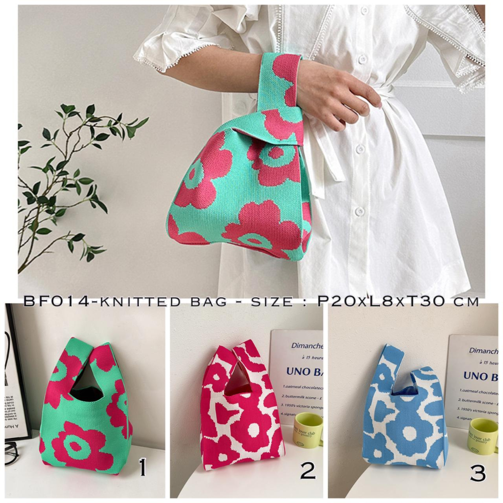 Jual FS TOTE BAG KNITTED TAS KOREA RAJUT MOTIF TAS BUFFALOW BANGKOK HAND BAG TEBAL | Shopee ...