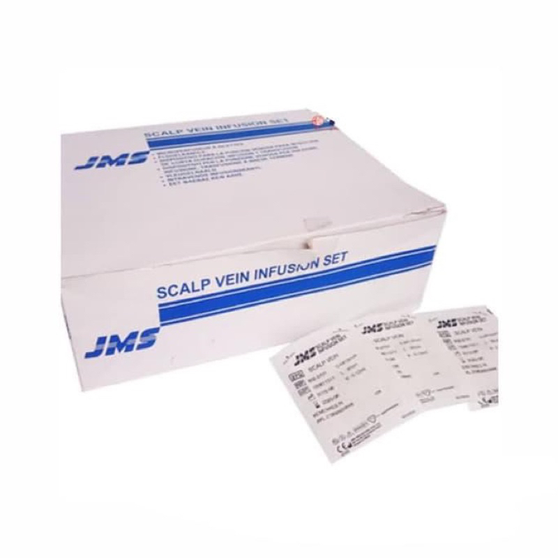 Jual Wing Needle JMS / Scalp Vein Set / Needle / spuit Kupu-Kupu Isi 1 ...