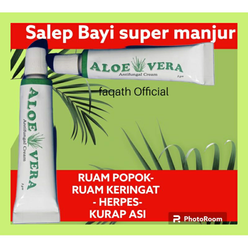 Jual Aloevera antifungal salep bayi ruam popok Krim aloevera mengatasi ...