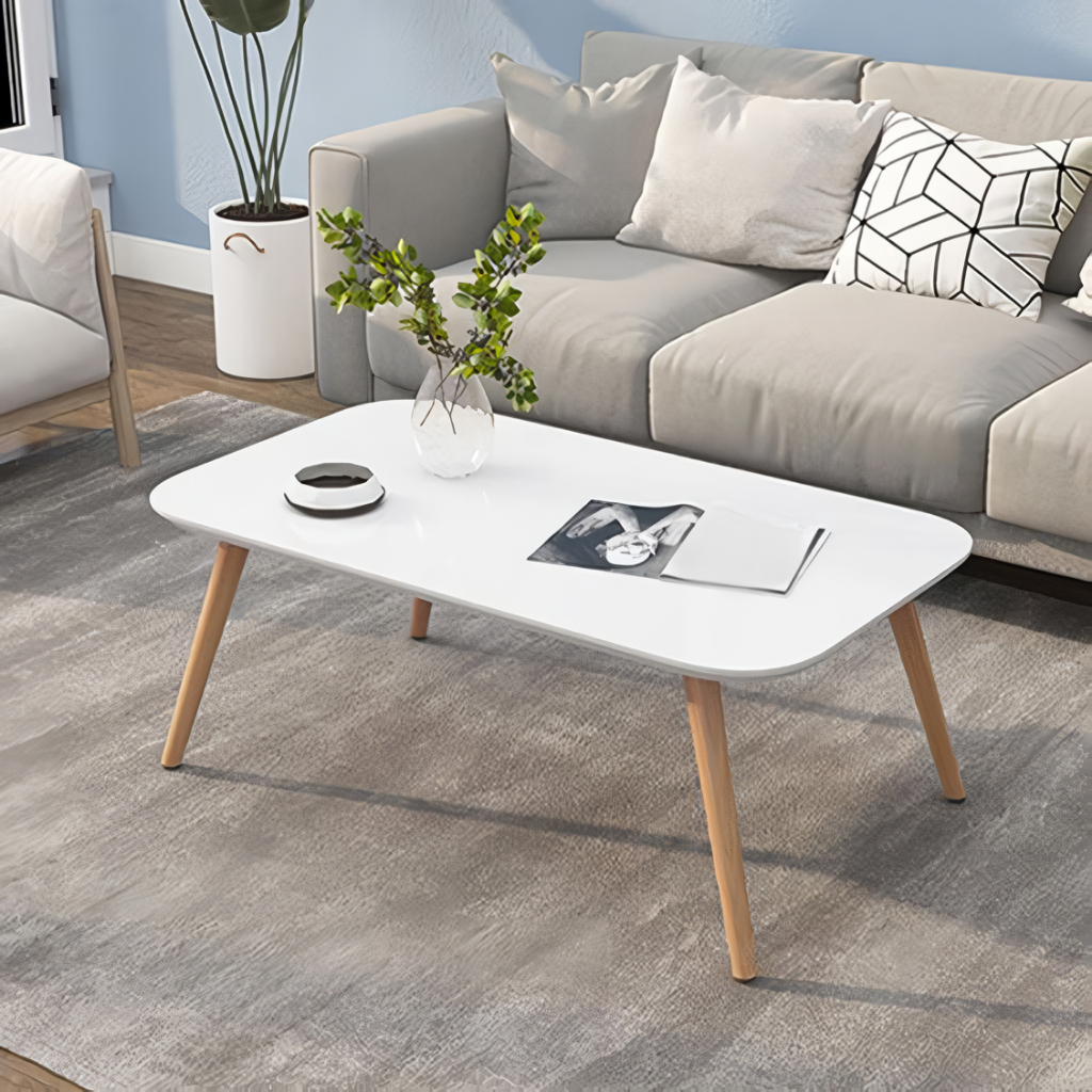 Jual Meja Ruang Tamu Minimalis Modern 80x40cm - Meja Kopi Aesthetic ...