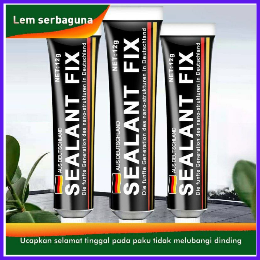 Jual Lem Anti Bocor Cepat Kering super kuat / Lem Stainless Sealant Fix SEALANT FIX Lem Power ...