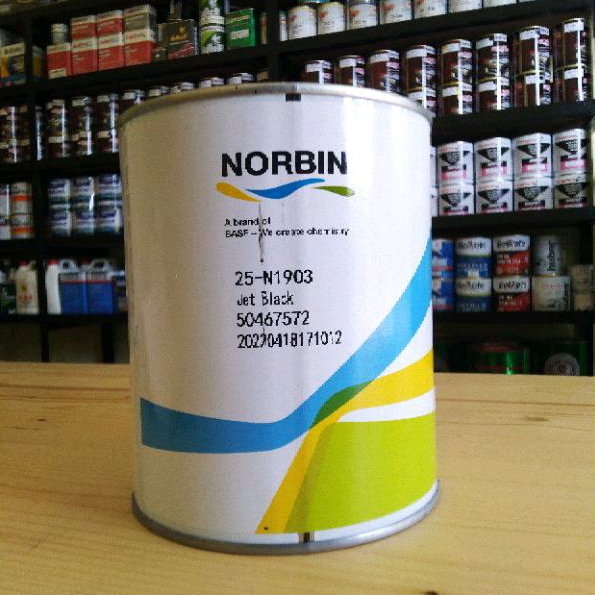 Jual Cat PU Norbin 25-N 1903 Jet Black / Hitam Pekat Super Deep ...