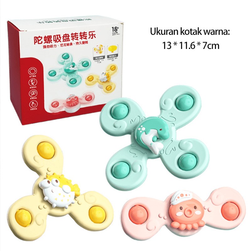 Jual Bisa COD Mainan Fidget Spinner Anak Pop it Mainan Mandi Bayi ...