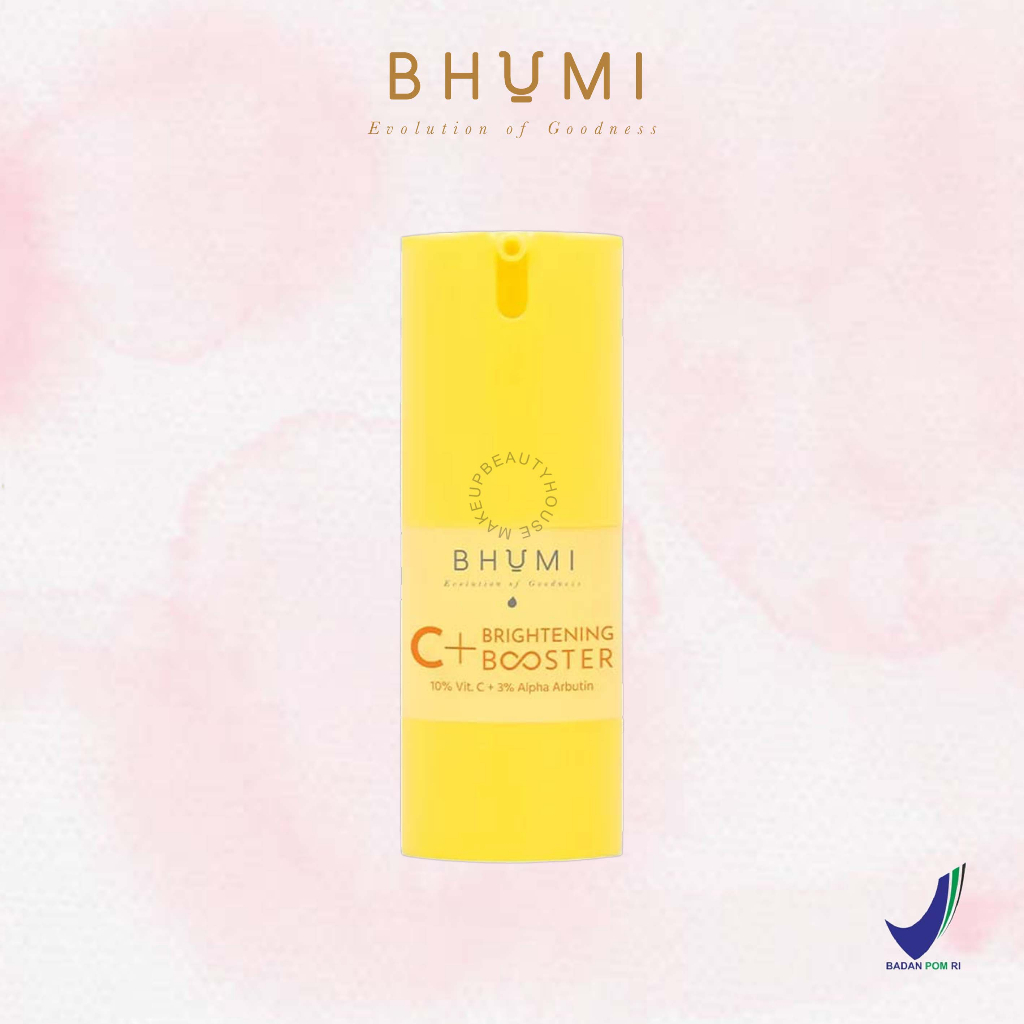 Jual BHUMI C+ Brightening Booster (10% Vitamin C + 3% Alpha Arbutin) 18ml | Shopee Indonesia
