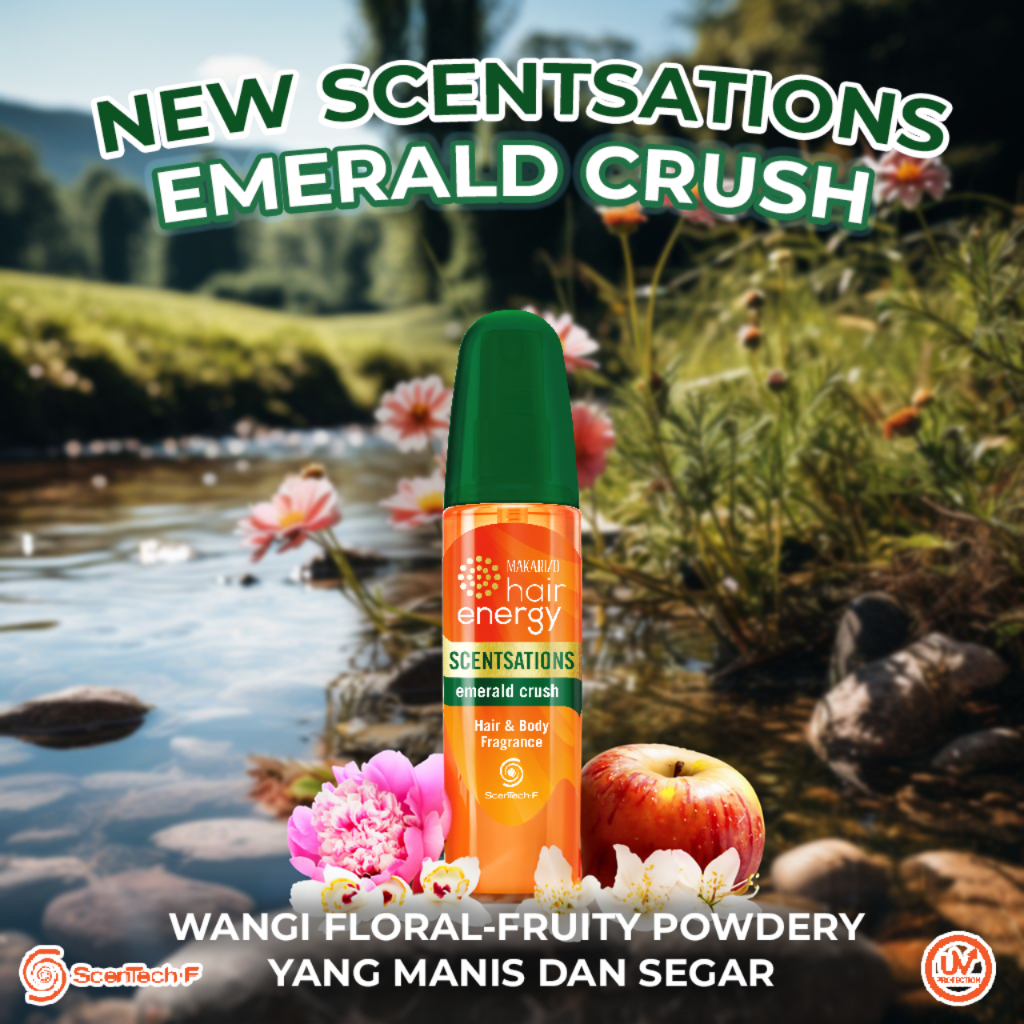 Jual Makarizo Hair Energy Scentsations Hair Fragrance Emerald Crush 100 mL | Shopee Indonesia