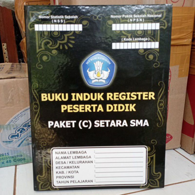 Jual GALERI/BUKU INDUK REGISTER SISWA SMA - BUKU INDUK PAKET C (SMA ...