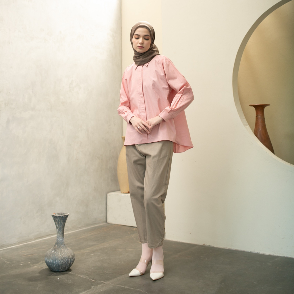 Jual Luma Dawa Hania Oversized Shirt / PILIH WARNA / Kemeja oversized ...