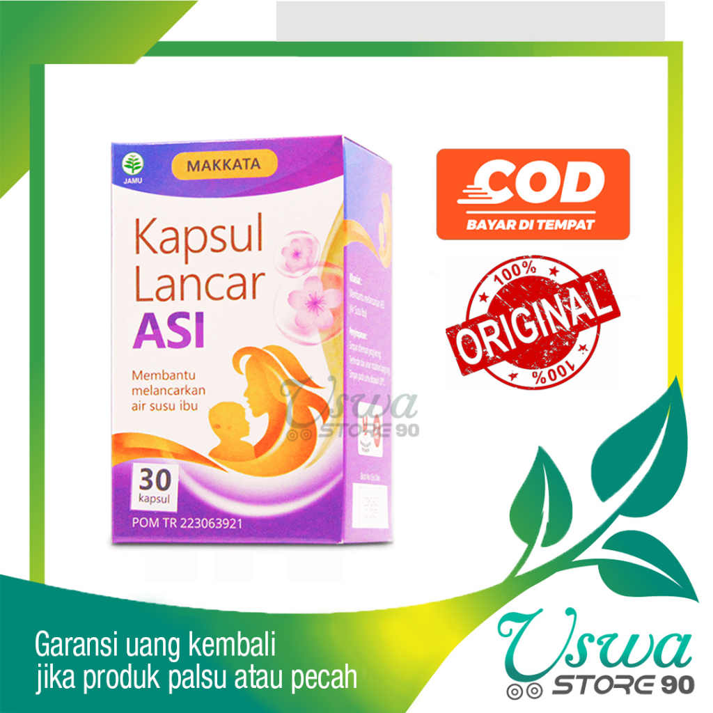 Jual ASI BOSTER PALING BAGUS MAKKATA Kapsul Lancar ASI Original Ekstrak Daun Katuk Berkualitas ...