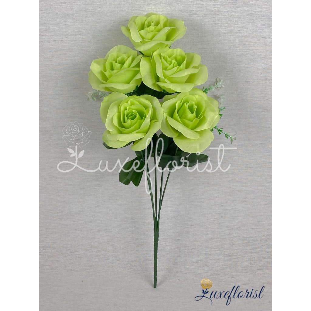 Jual Bunga Mawar Rose Of Cabang 5 Bahan Kain Dan Plastik - rose jepang ...