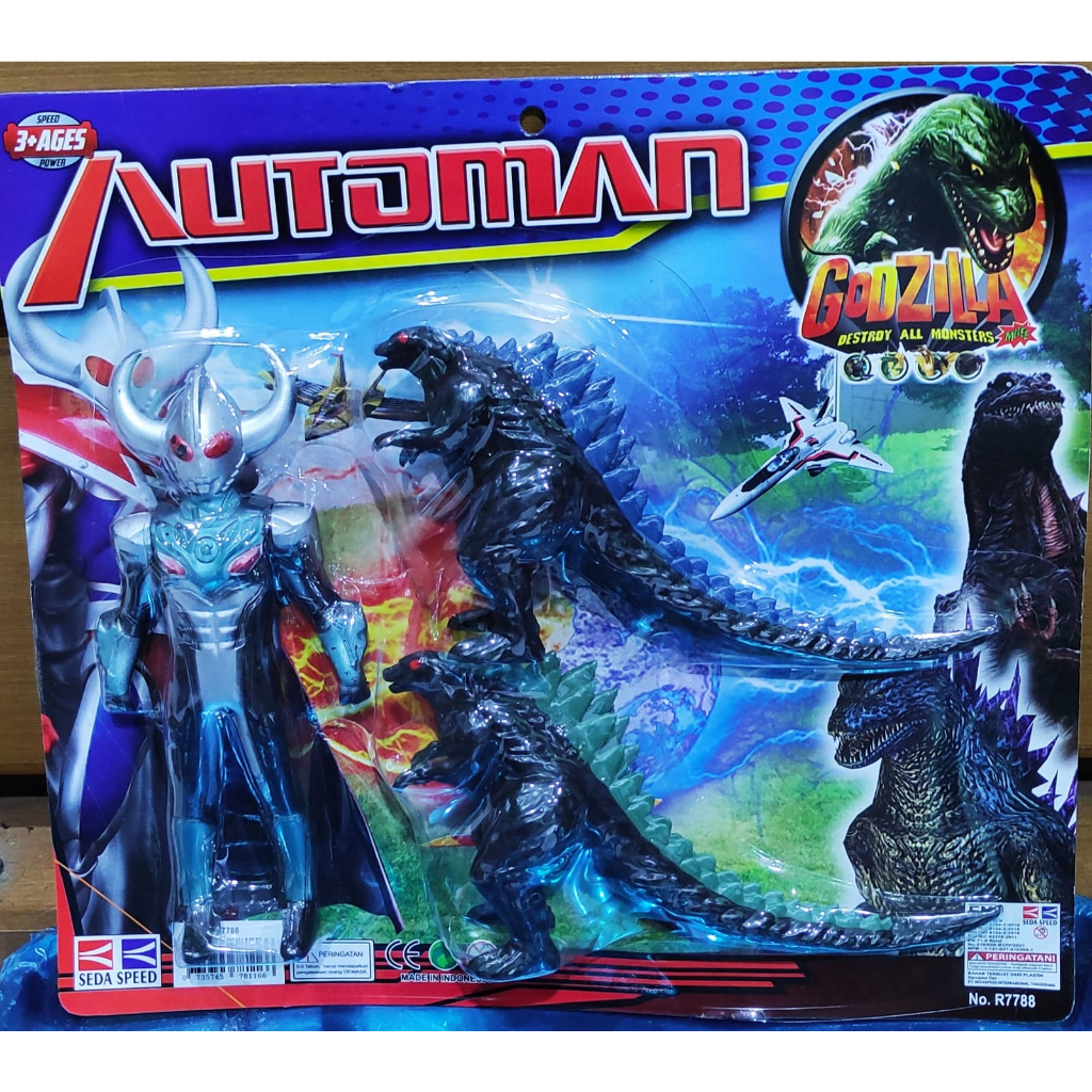 Jual [ITROLSP ] Mainan Anak Action Figure Robot Automan Set Robot ...