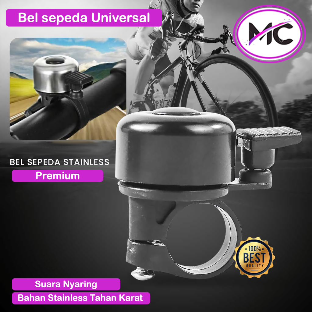 Jual Bel Sepeda MTB Suara Nyaring Klakson Sepedan Stainless Adjustable ...
