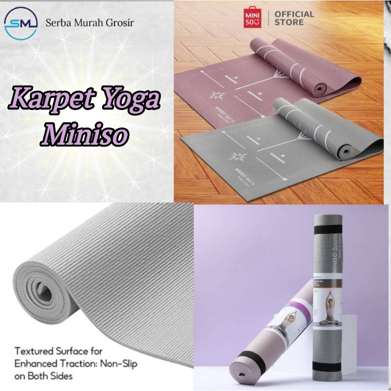 Jual Karpet Olahraga/Matras yoga/Karpet Lantai Yoga Miniso | Shopee ...