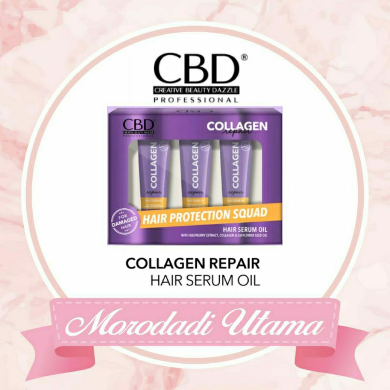 Jual CBD Colagen Hair Serum 3x10ML (1 BOX) | Shopee Indonesia